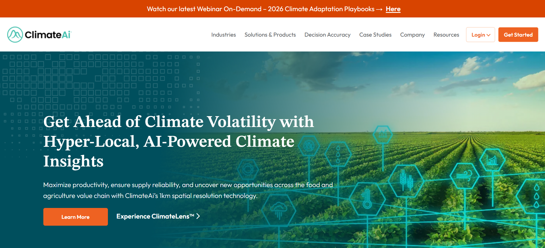 ClimateAi Climate Risk Analytics Software | Net Zero Compare