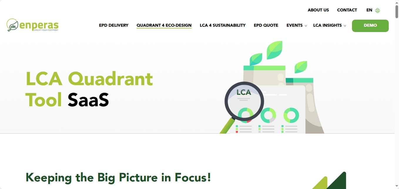 LCA Quadrant Tool | Net Zero Compare